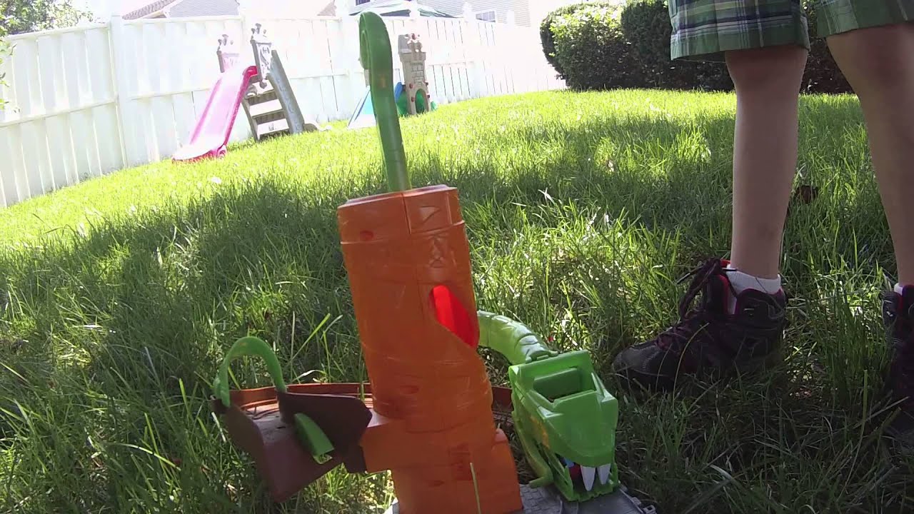 Playing with Thomas & Friends Take N Play Rattling Rails In The Back ...