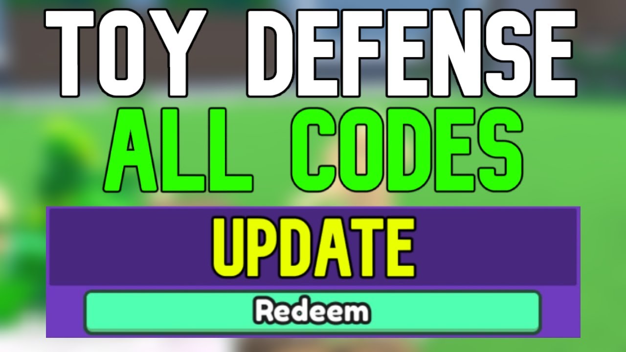 New Toy Defense Codes | Roblox Toy Defense Codes (January 2024) - YouTube