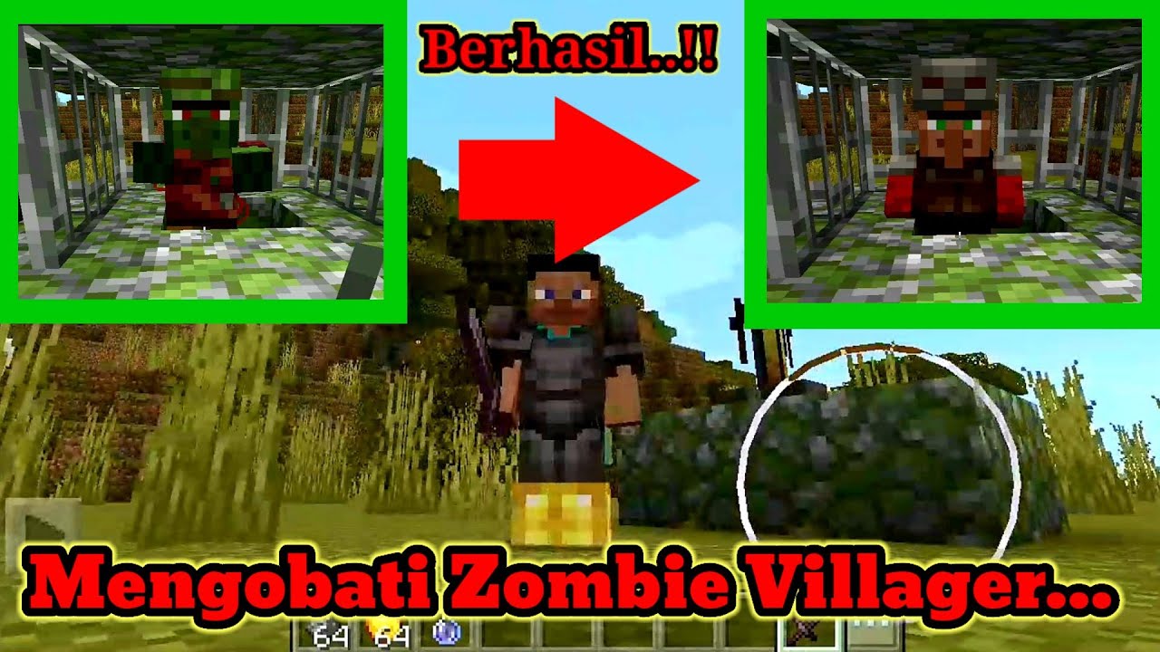 Cara menyembuhkan zombie villager di minecraft - minecraft survival v.1 ...