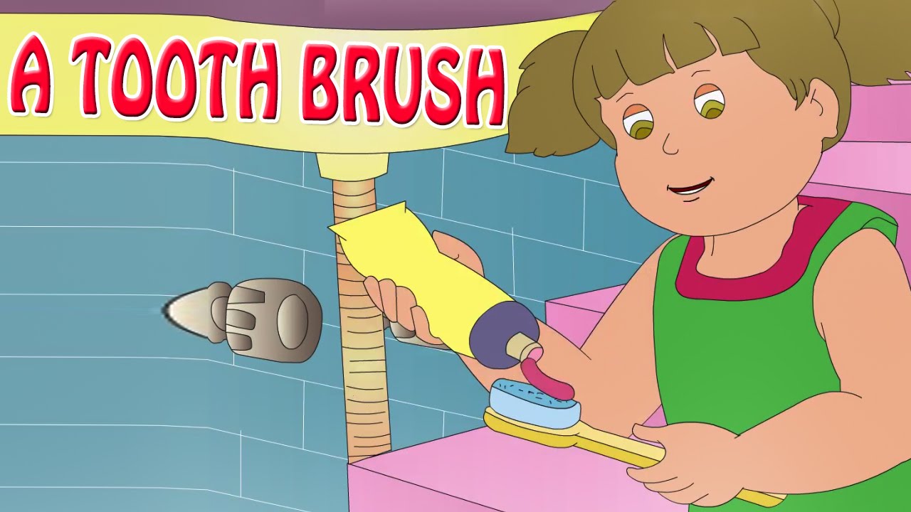 A Tooth Brush | Animated Nursery Rhyme in English - YouTube