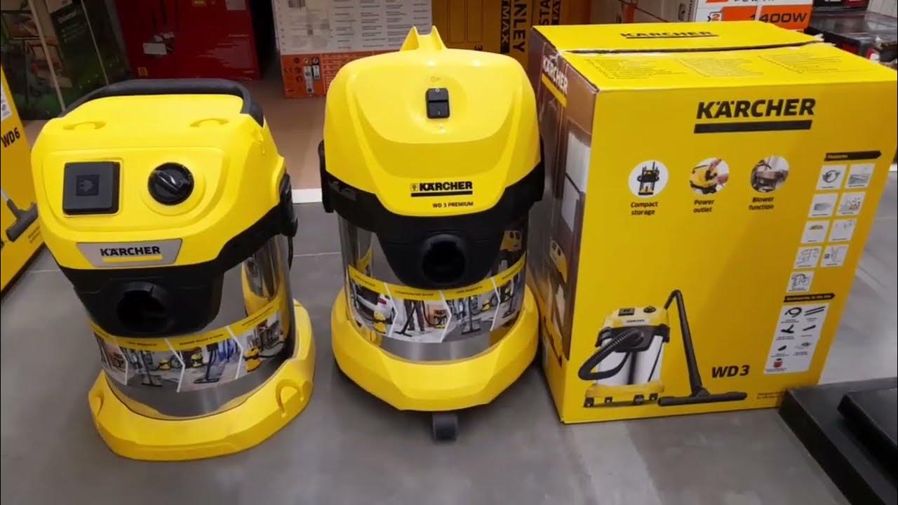 Новый пылесос Karcher WD 3. Отличия от предыдушей версии. - YouTube