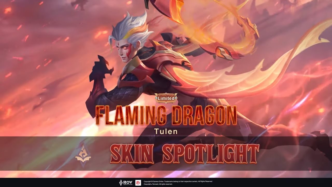 SKIN Spotlight | Flaming Dragon Tulen - YouTube