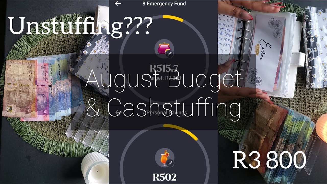 August Budget And Cash Stuff With Me | Unstuff and Lets Earn Some ...