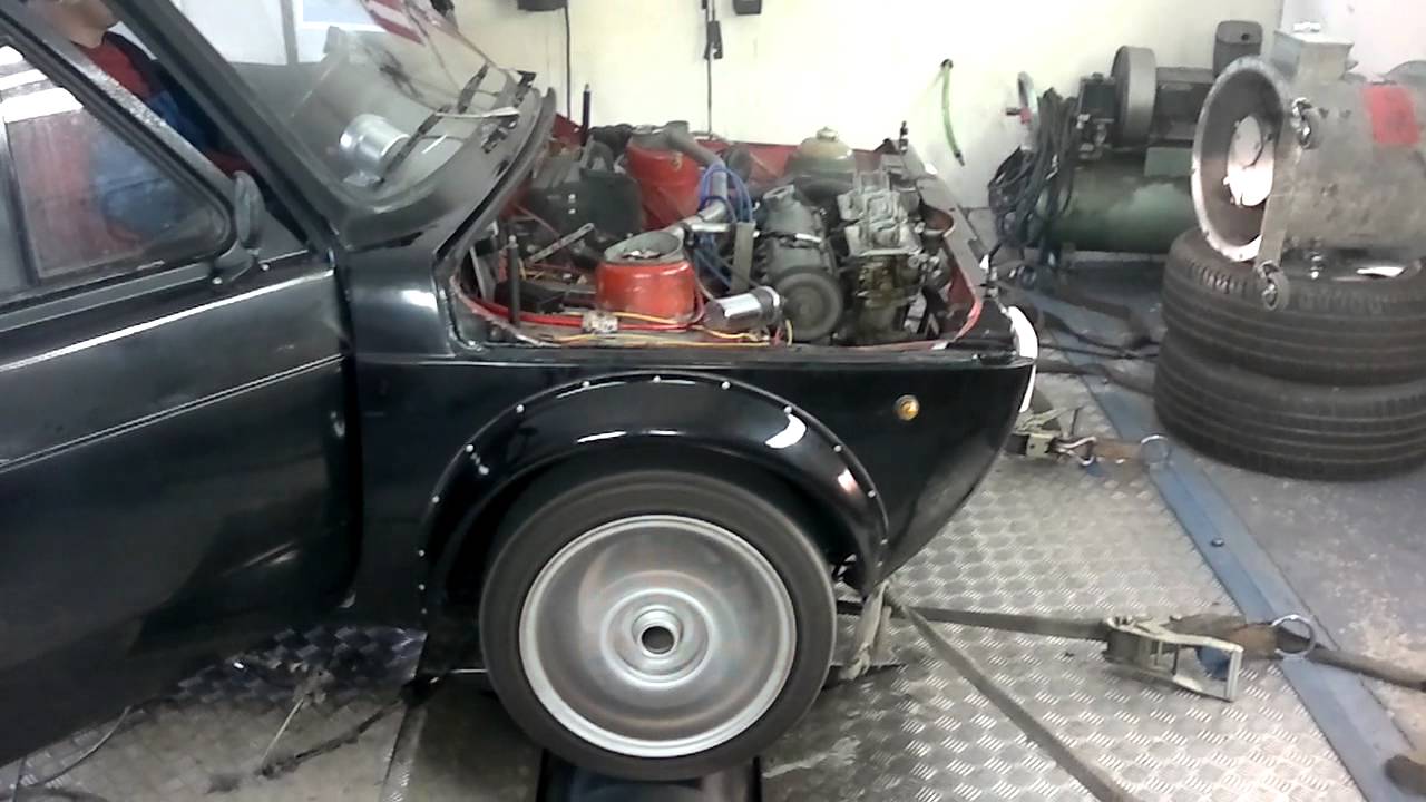 Fiat 127 dyno 2011 - YouTube