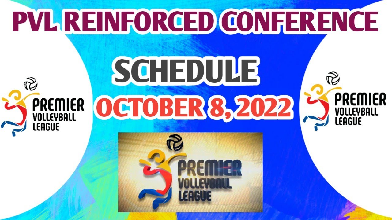 PVL SCHEDULE OCTOBER 8, 2022 | PREMIER VOLLEYBALL LEAGUE 2022 - YouTube