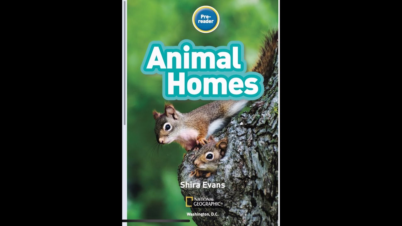Pre-Reader-Animal Homes-Read Aloud-Books for kids-Storytime-Learni g is ...