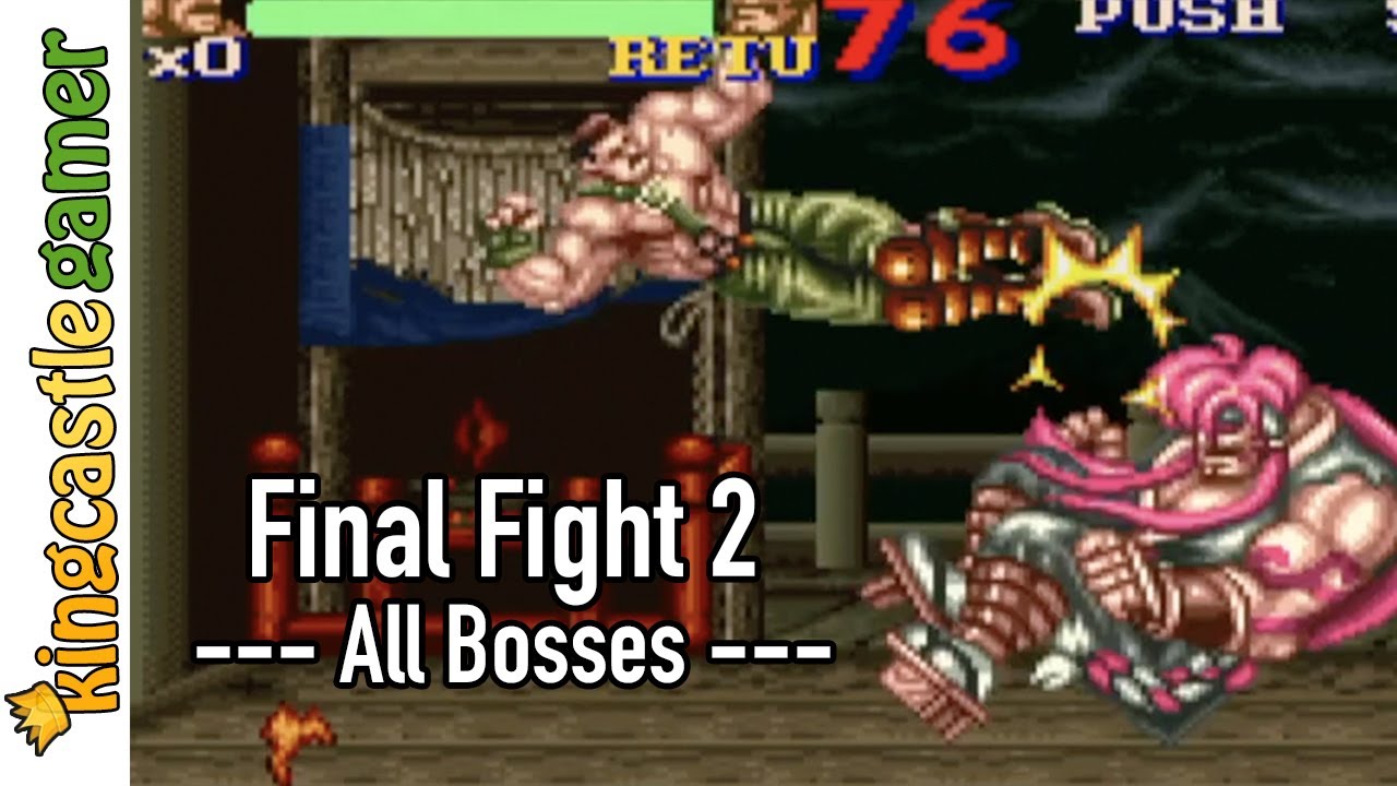 Final Fight 2 - All Bosses - YouTube