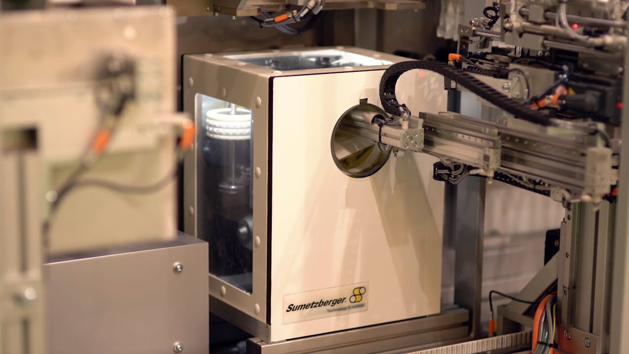 Sumetzberger - Pneumatic tubes meet robotics - YouTube