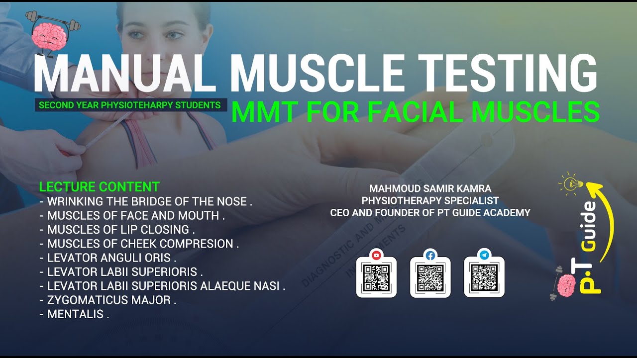 Manual Muscle Test || Assessment of facial muscles 2 - YouTube