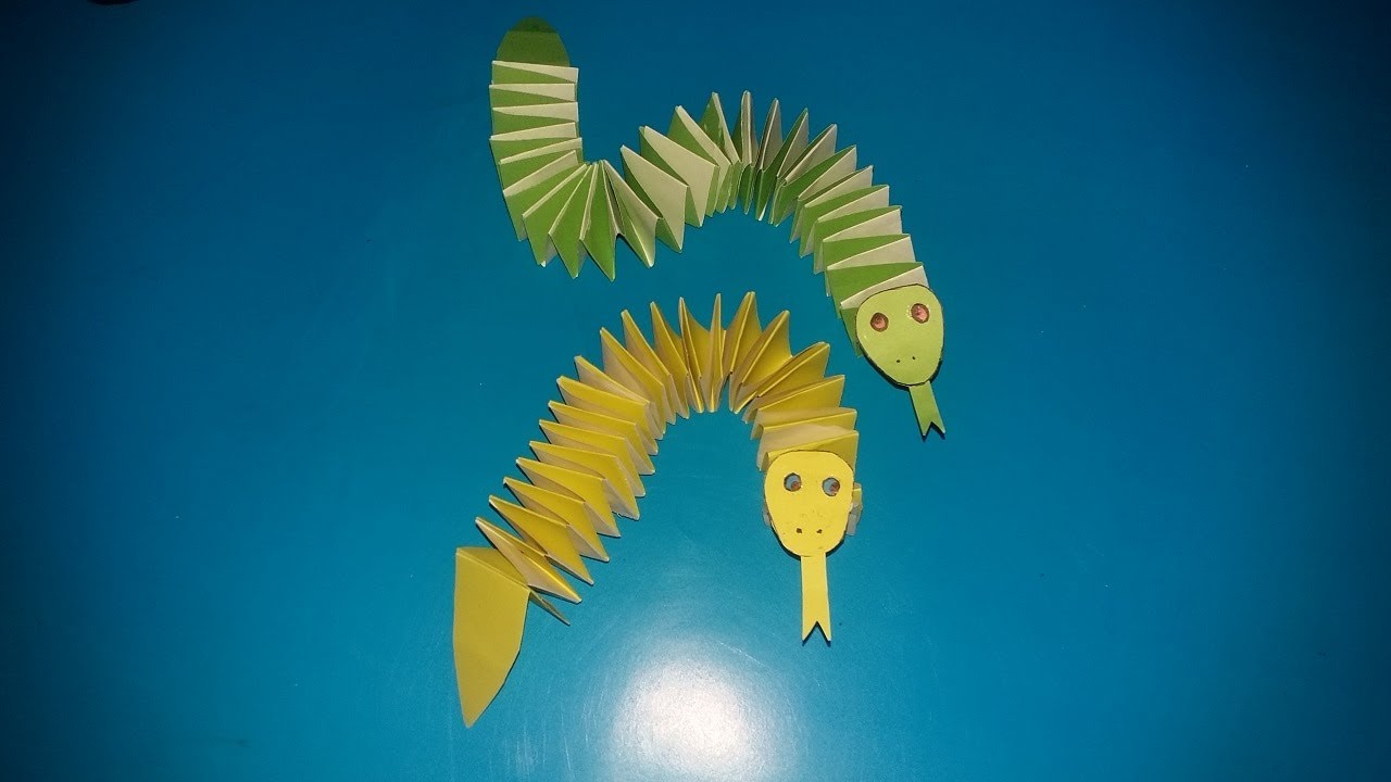 How to make a paper snake || Paper snake - YouTube