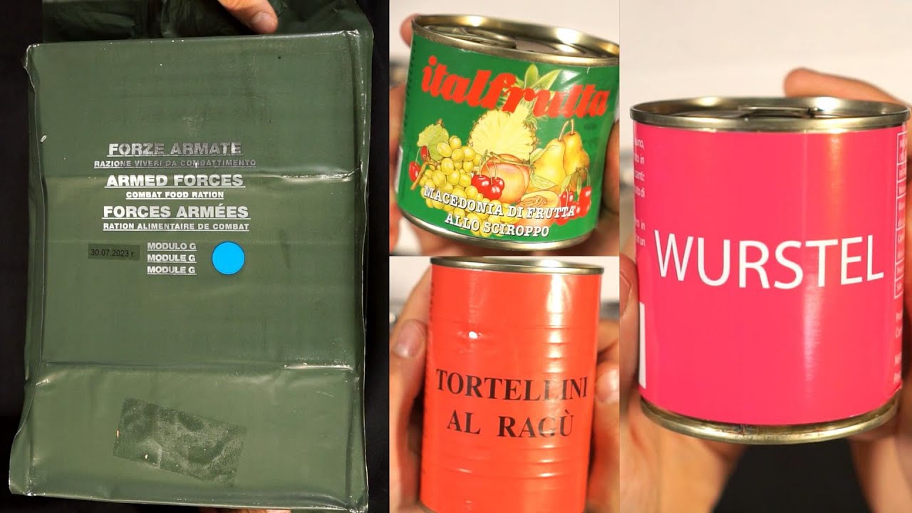 ASMR Unboxing a huge Italian MRE - YouTube