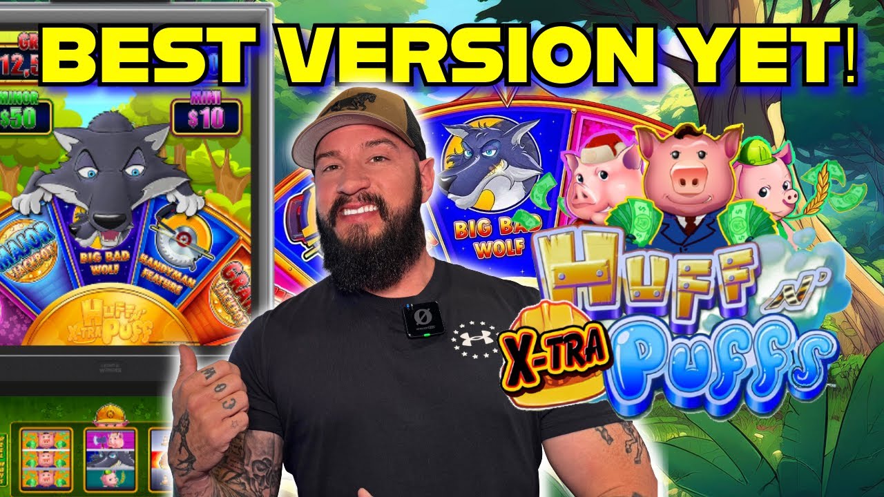 The BEST version of Huff n Puff to Play 🎰 INSANE bonus Values! Viewer ...