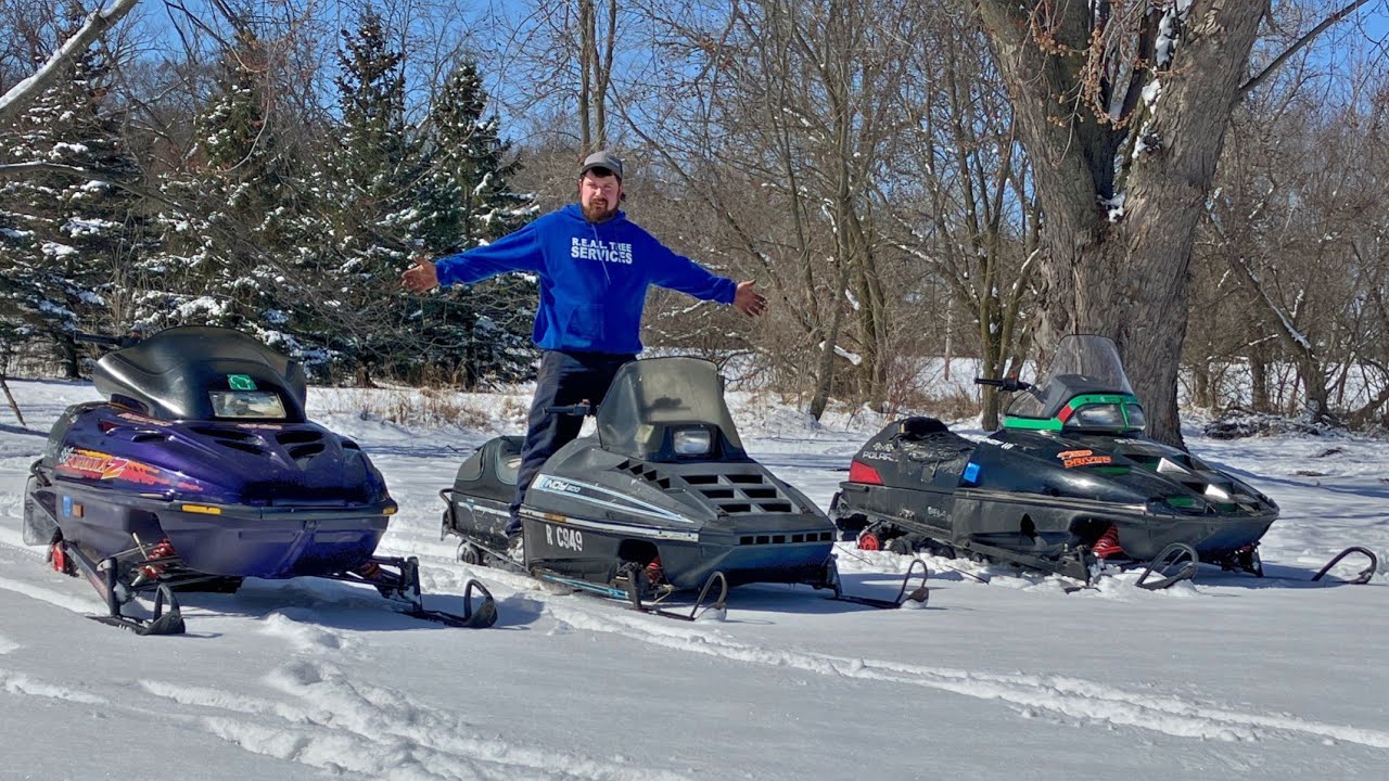 I CRASHED My Snowmobile! Last Ride Of 2024 + GREASY Triple Sounds ...