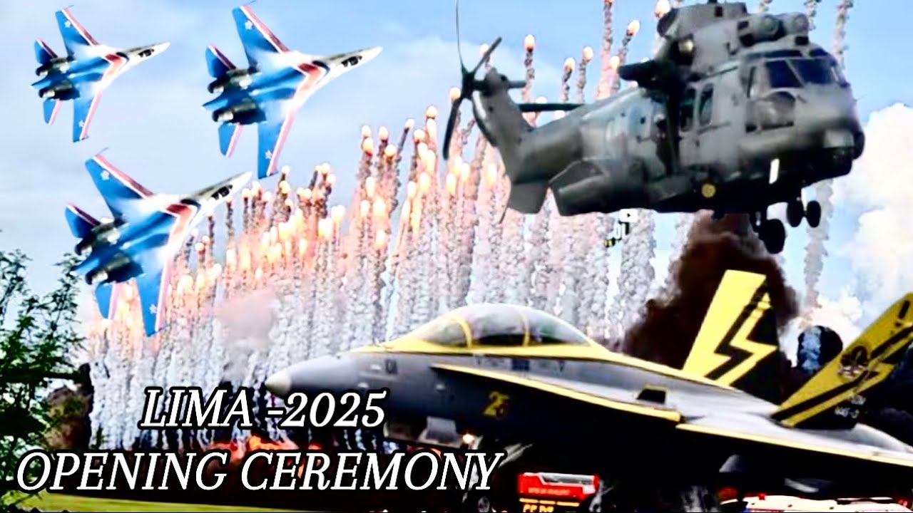 FIGHTER JETS LIMA LANGKAWI 2025 || PIKACHU || SU 30MKM || RUSSIAN ...