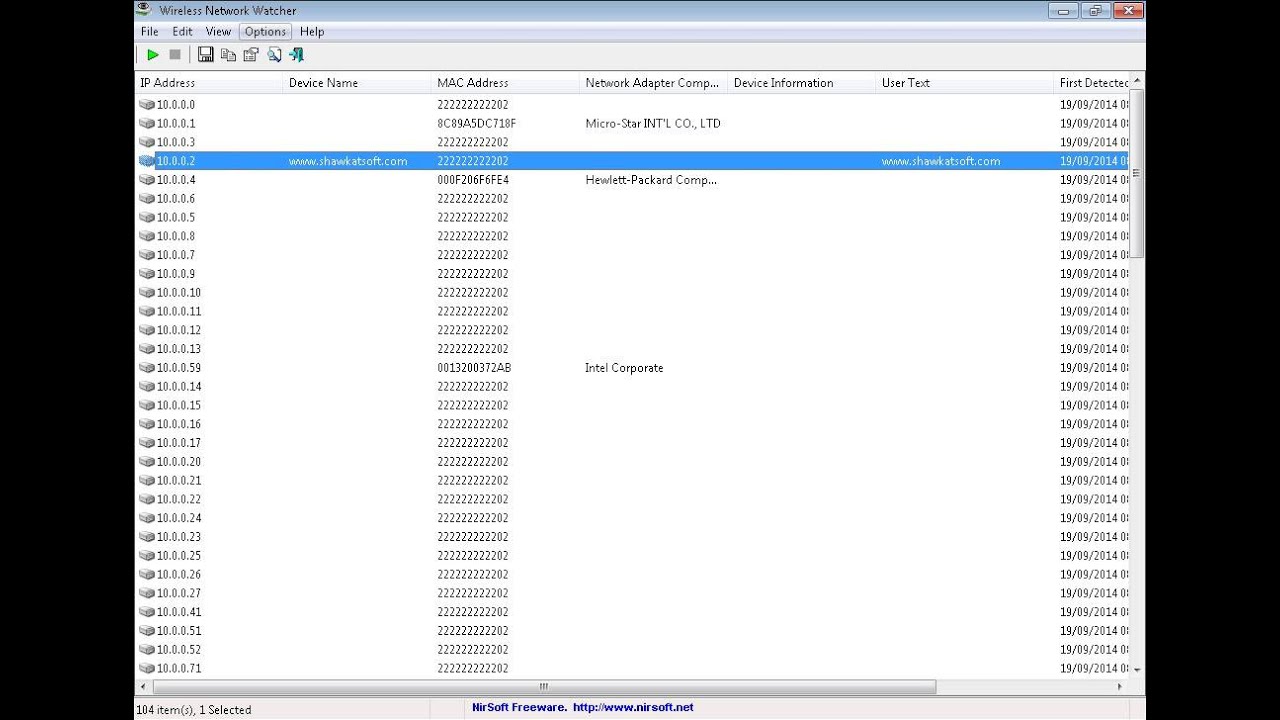 شرح برنامج wireless-network-watcher - YouTube