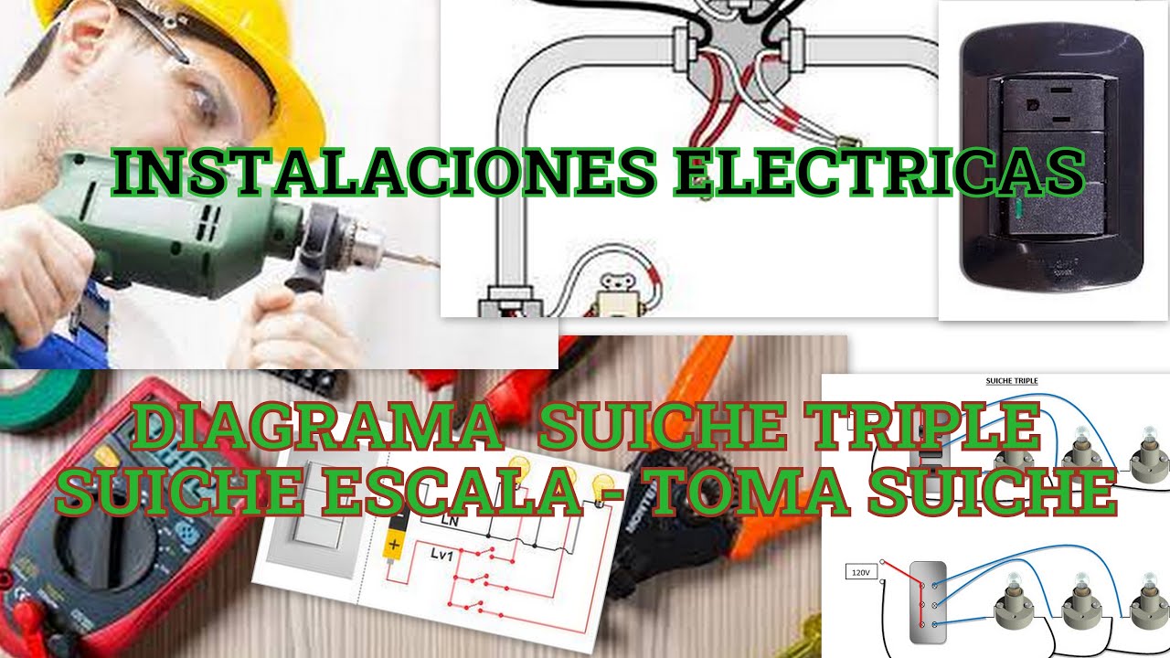 INSTALACIONES ELECTRICAS- SUICHE TRIPLE-SUICHE ESCALA Y TOMA SUICHE ...