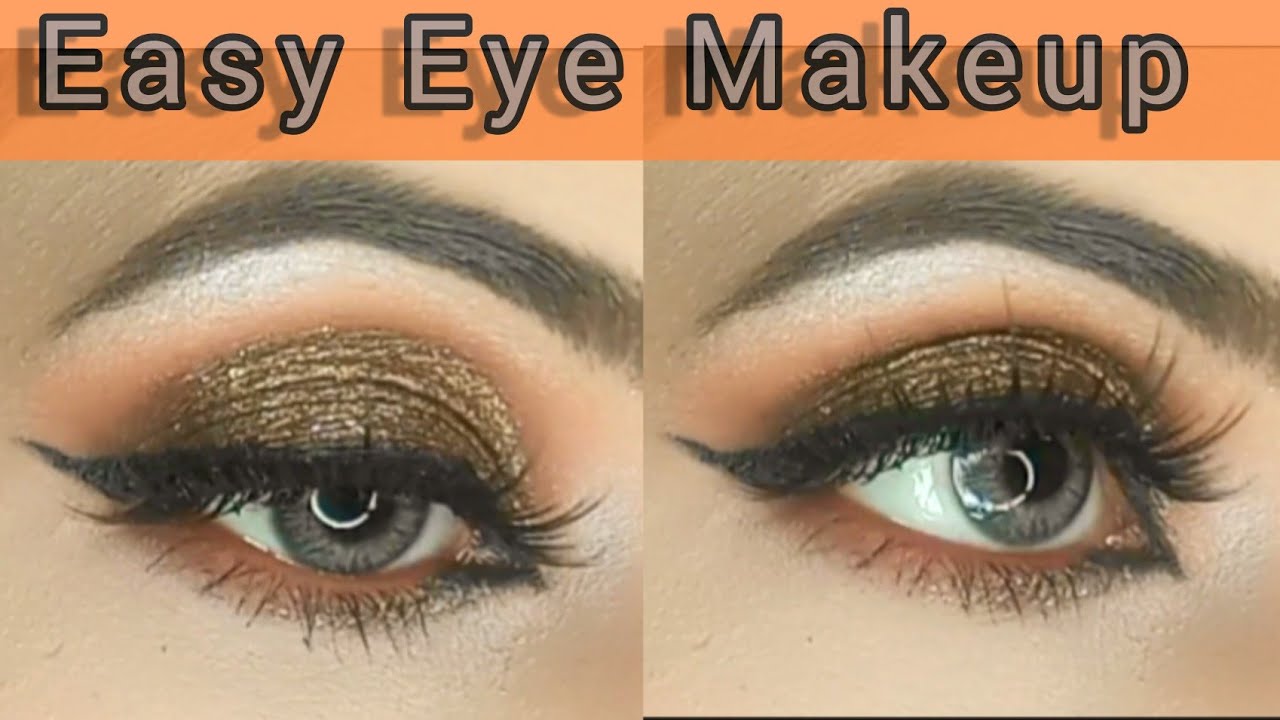 Easy Eye Makeup Look | using liquid eye shadow | step by step tutorial ...