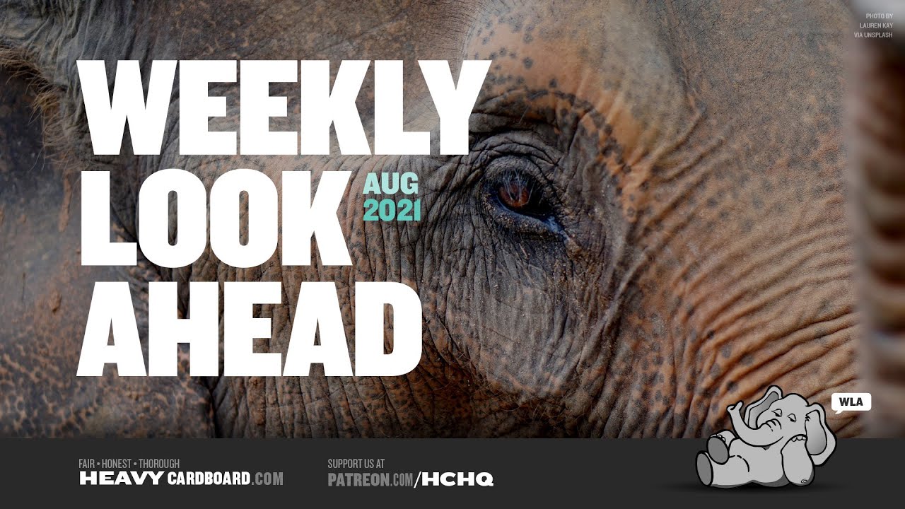 Weekly Look Ahead - Aug 30, 2021! - YouTube