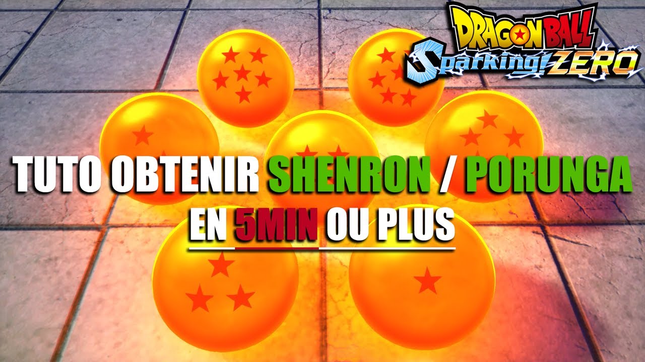 Tuto Comment débloquer Shenron / Porunga en 5min ou plus - Sparking Zero - YouTube