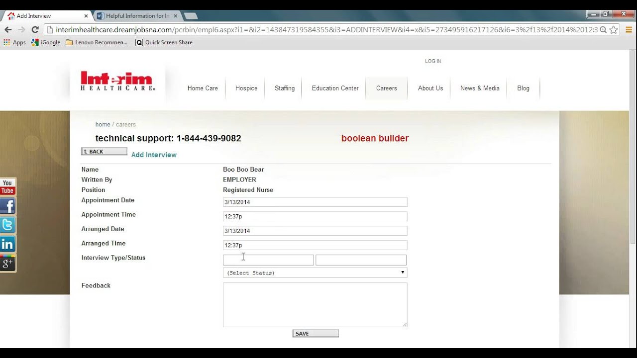 Adding notes to an interview file - YouTube