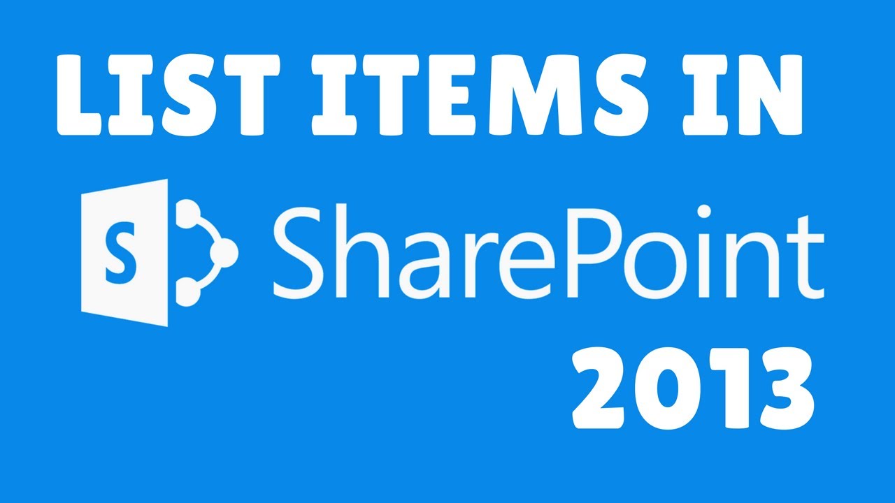 How To Create List Items In Sharepoint 2013 Sharepoint Tutorials Youtube