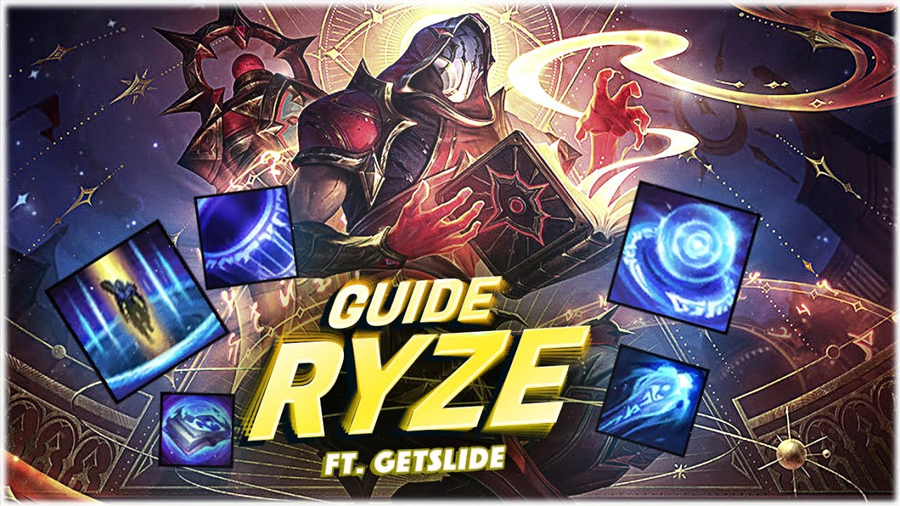 GUIDE RYZE - BUILD, RUNES & COMBO (Ft Getslide - Master) - YouTube