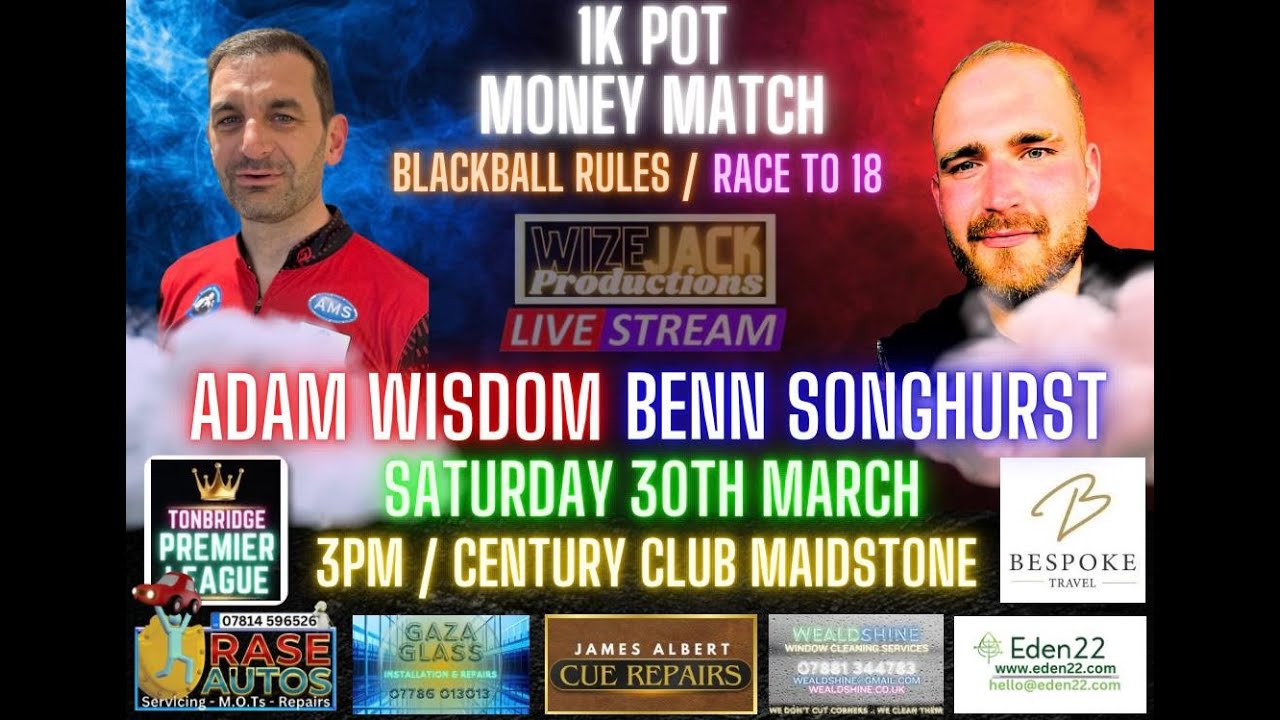 Money Match Mayhem - Adam Wisdom vs Benn Songhurst - YouTube