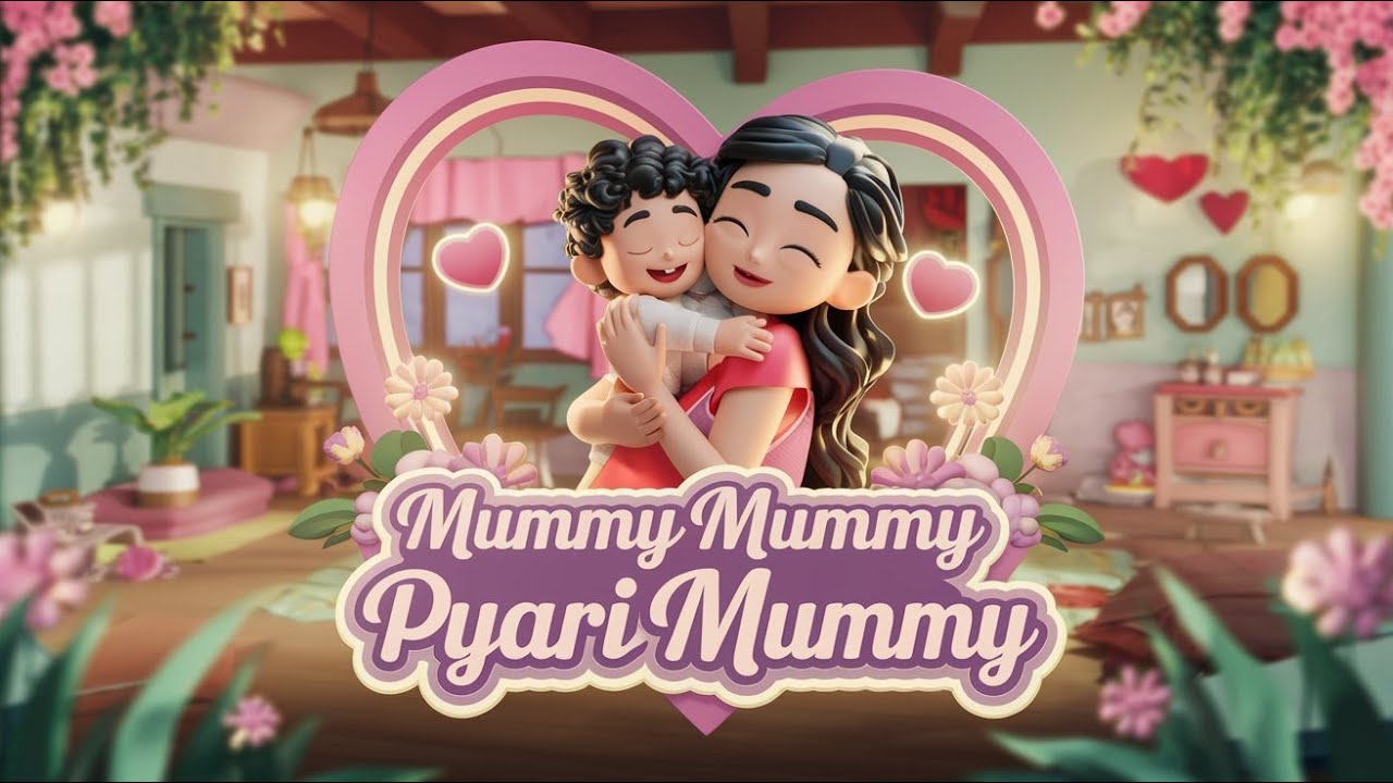 मेरी मम्मी प्यारी है | Meri Mummy Pyari Hai | Hindi Nursery Rhyme # ...