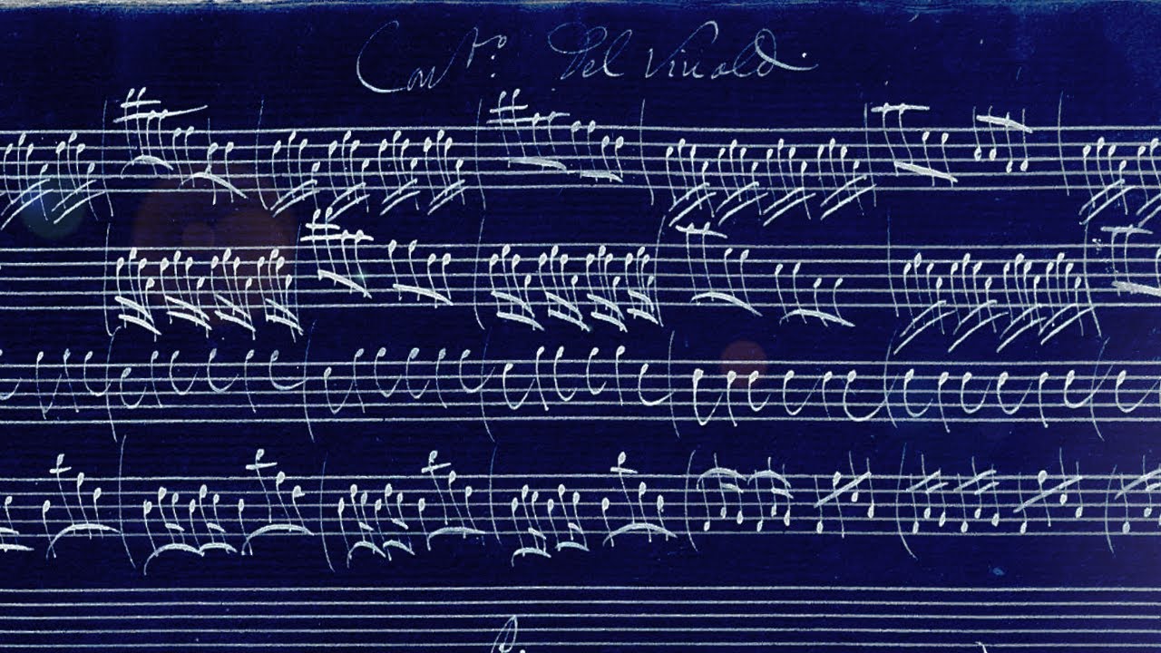 VIVALDI | Concerto RV 123 in D major | Original manuscript - YouTube