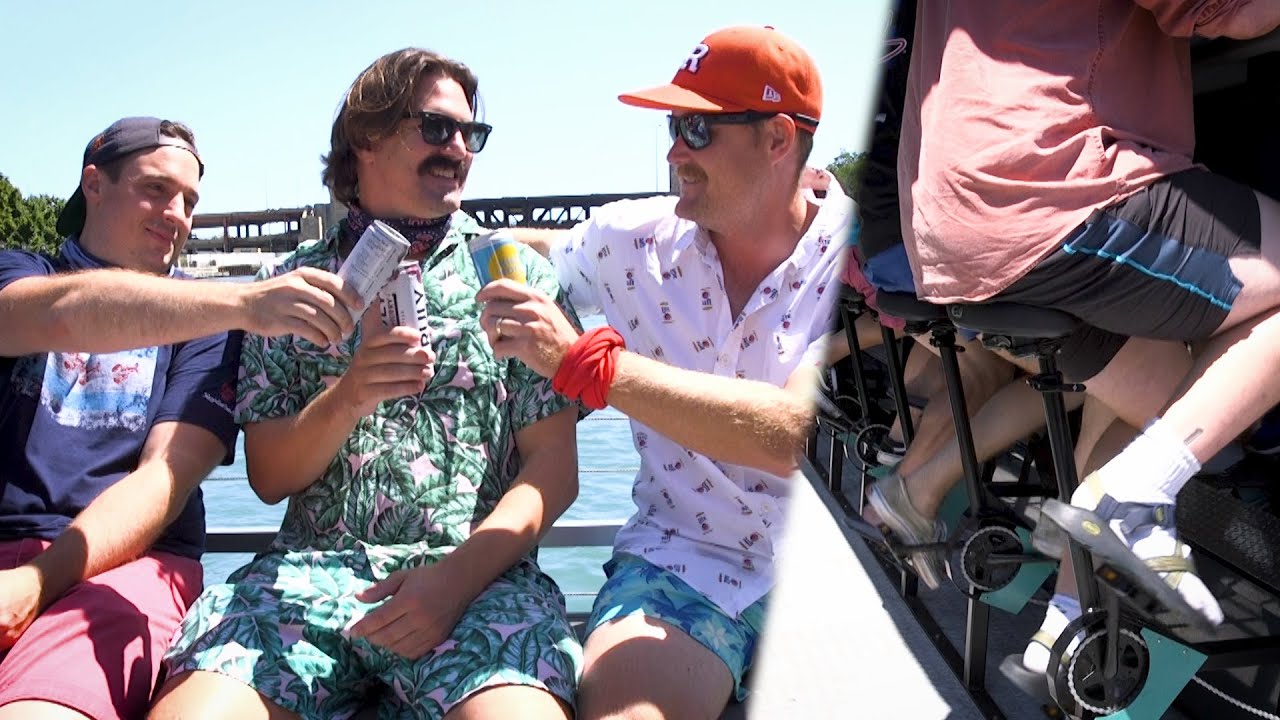 We Took a "Fan Powered" Boat to Chicago's PLAYPEN - YouTube