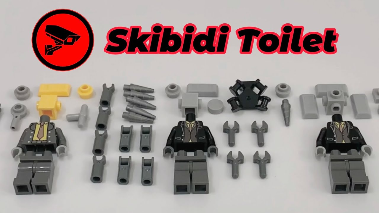 Skibidi Toilet Multiverse - Drillman Family LEGO Minifigures Speed ...
