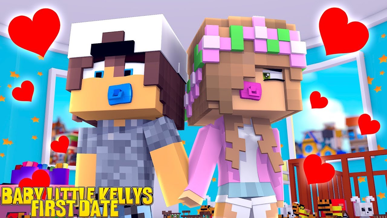 BABY LITTLE KELLYS FIRST EVER DATE! | Minecraft Little Kelly - YouTube