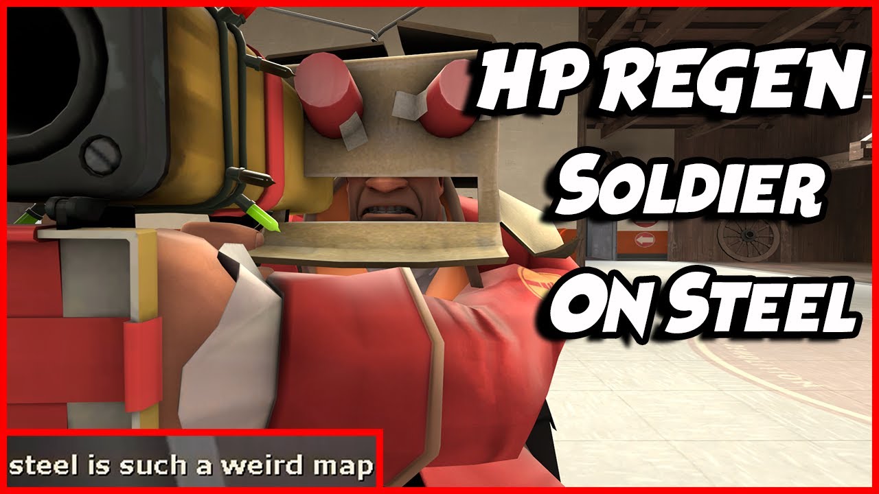 HP Regen Soldier Combo! Team Fortress 2 Soldier Gameplay - YouTube