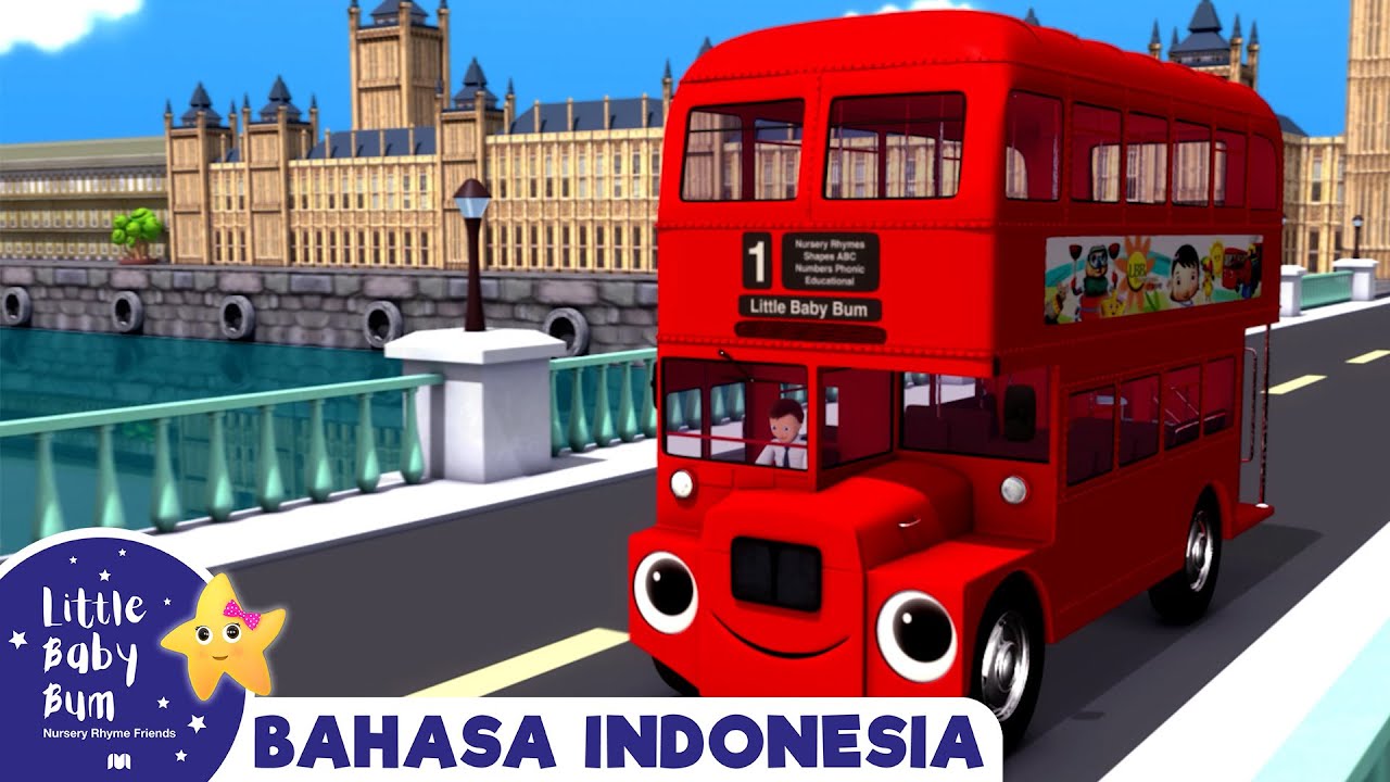 Roda-Roda Bus V6・Lagu Anak-Anak・30 Menit・Kids Cartoons・Little Baby Bum ...
