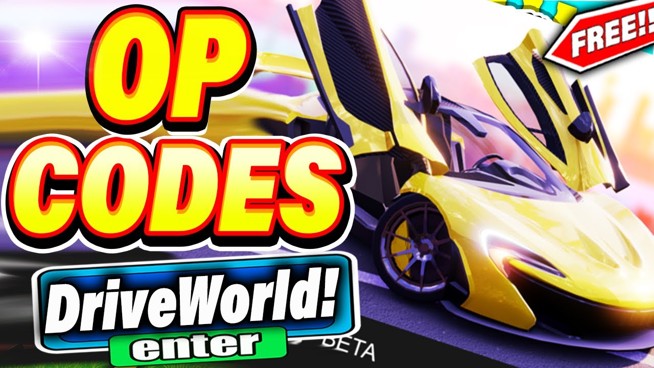 ALL NEW *SECRET CODES* IN ROBLOX DRIVE WORLD (new codes in roblox Drive ...