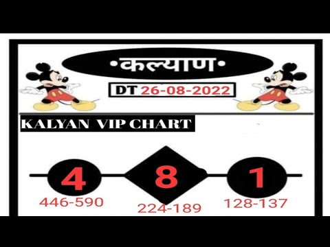 KALYAN VIP CHART FREE DHAMAKA OPEN PASS 8888 - YouTube