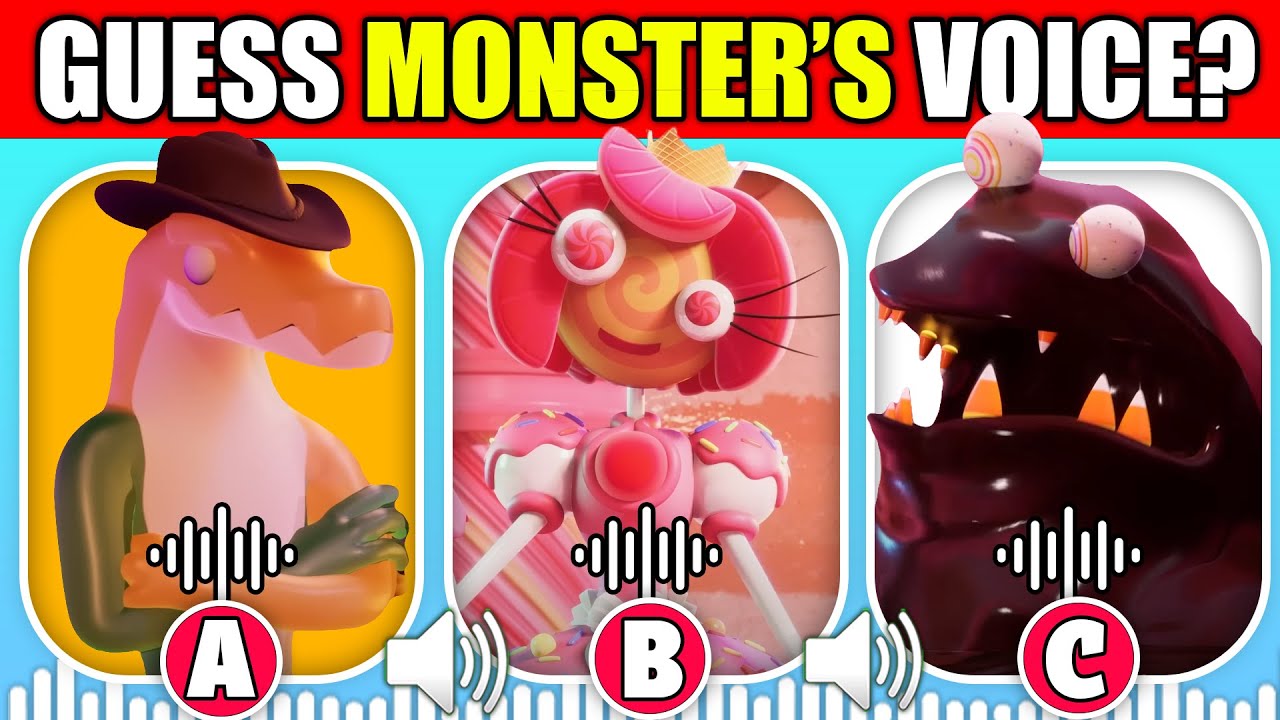 Guess The VOICE! | THE AMAZING DIGITAL CIRCUS - Ep 2 | Candy Carrier ...