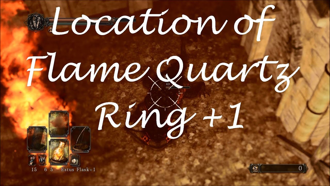 Dark Souls 2: How to Find Flame Quartz Ring - YouTube
