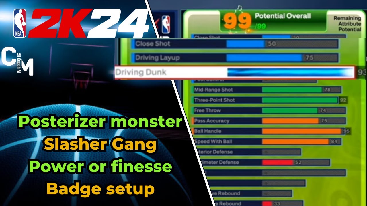 NBA 2K24 How to Stack Finishing Badges - YouTube