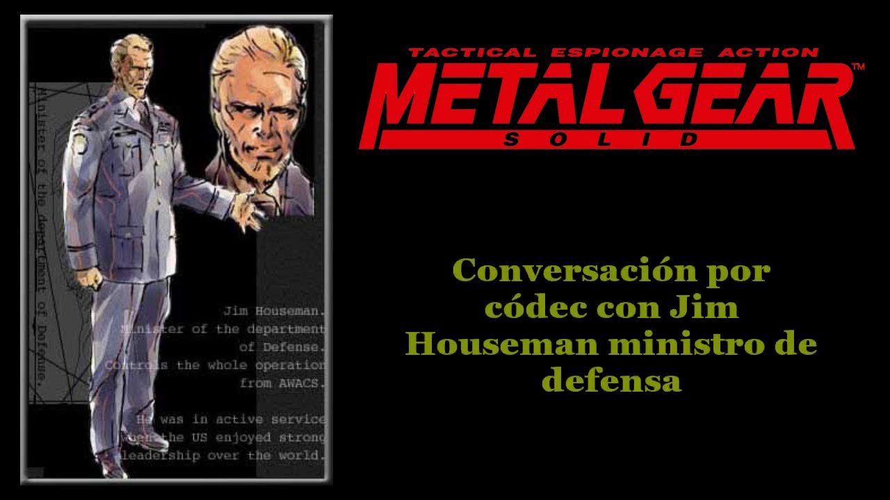 Metal Gear Solid: Jim Houseman Codec - YouTube
