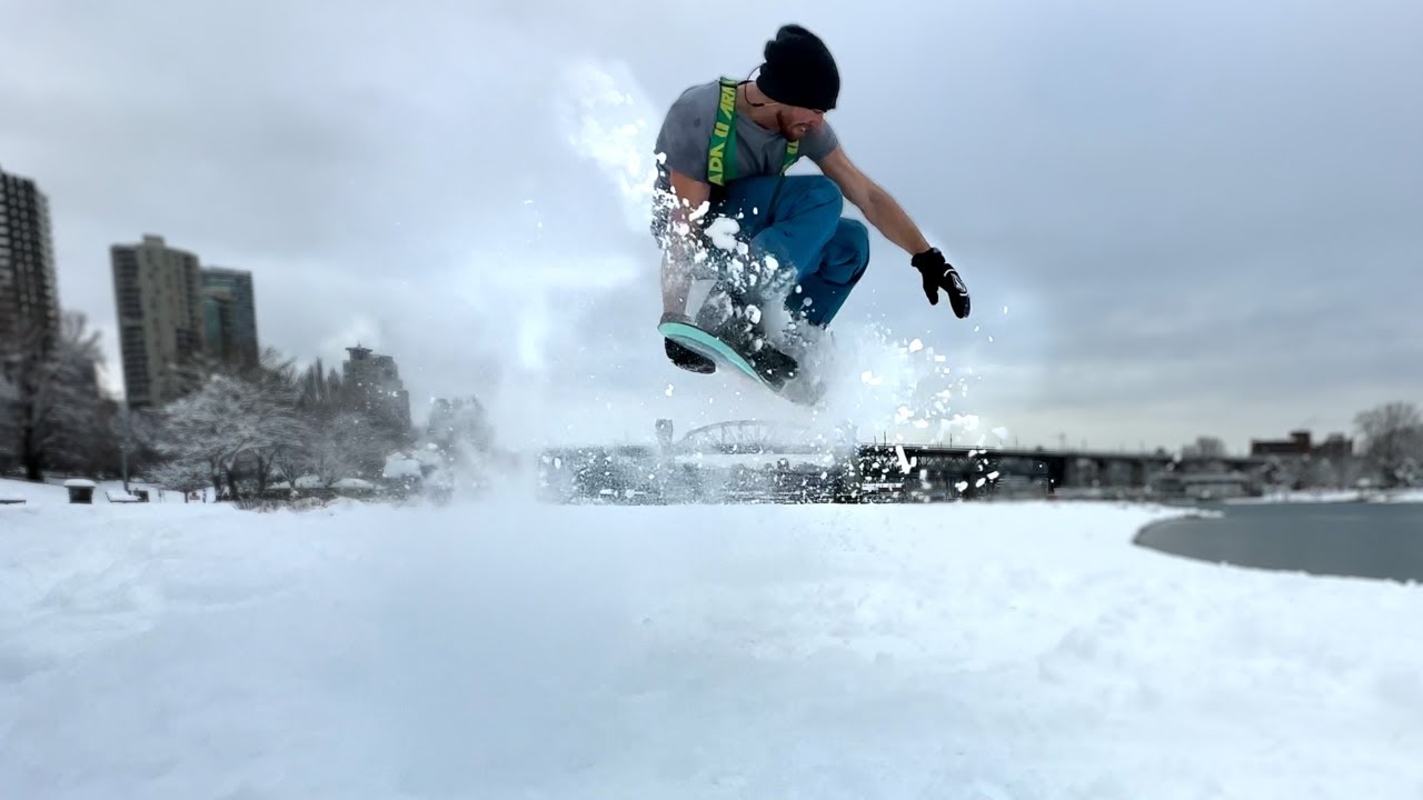 The Quest for a Motorized Snowboard: A Vancouver Adventure - YouTube