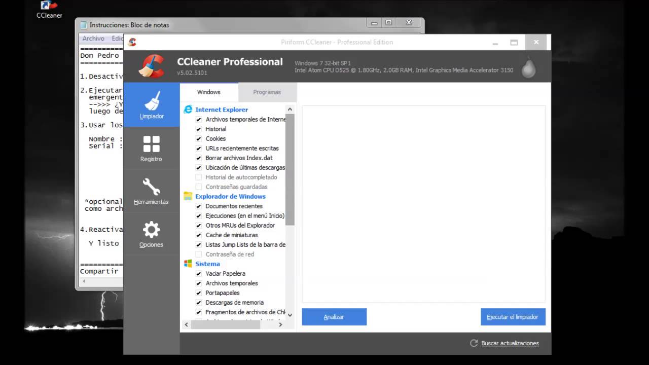CCleaner Professional v5.02.5101 Full Español (MEGA) - YouTube