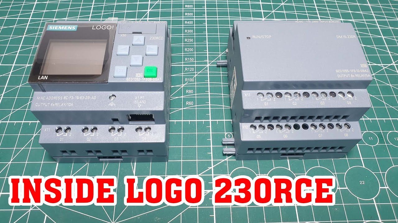 What's inside PLC Logo 230RCE ? - YouTube