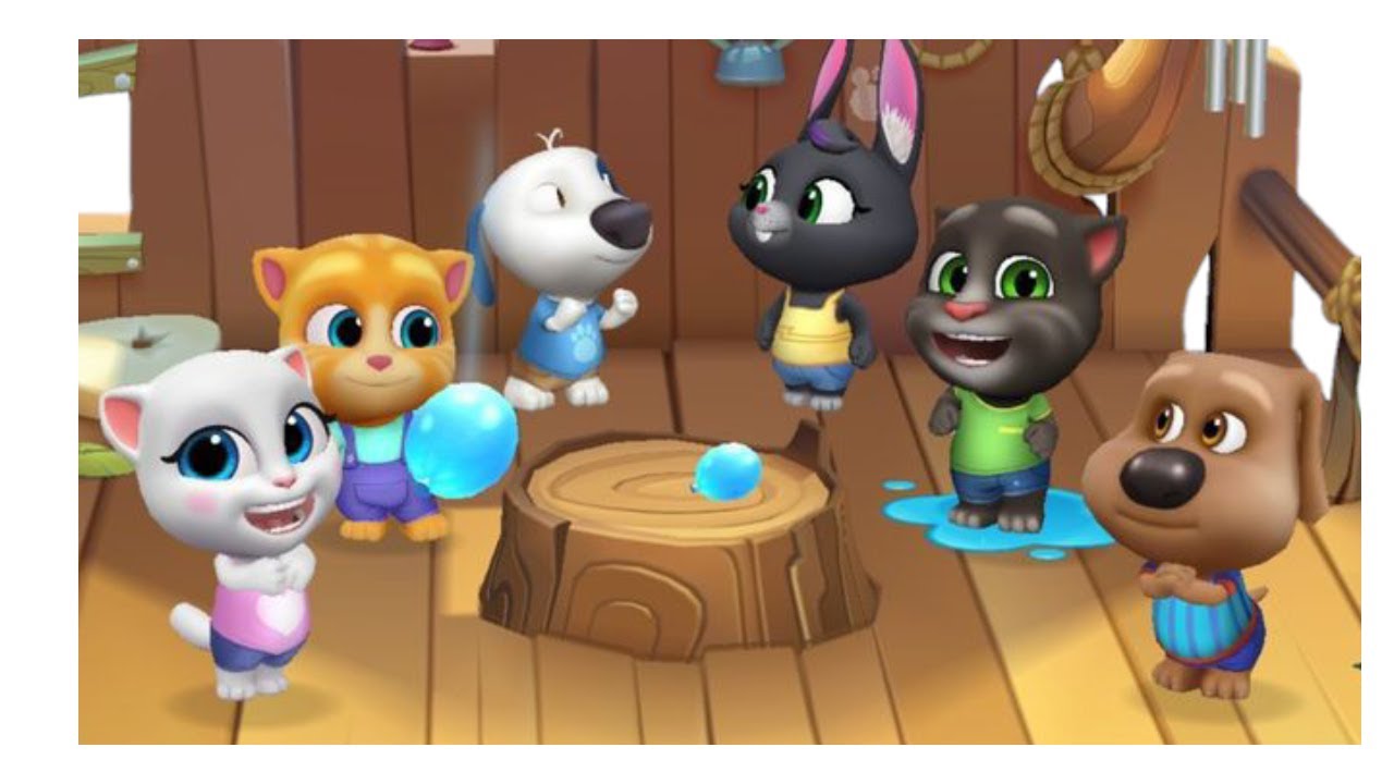 Talking Tom and friends, Talking Tom 2, Talking Angela, Talking Hank ...