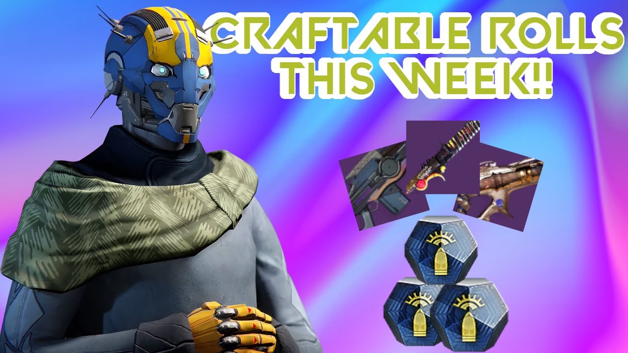 CRAFTABLE ROLLS RAIN! - Banshee Inventory Review || Destiny 2: Heresy ...
