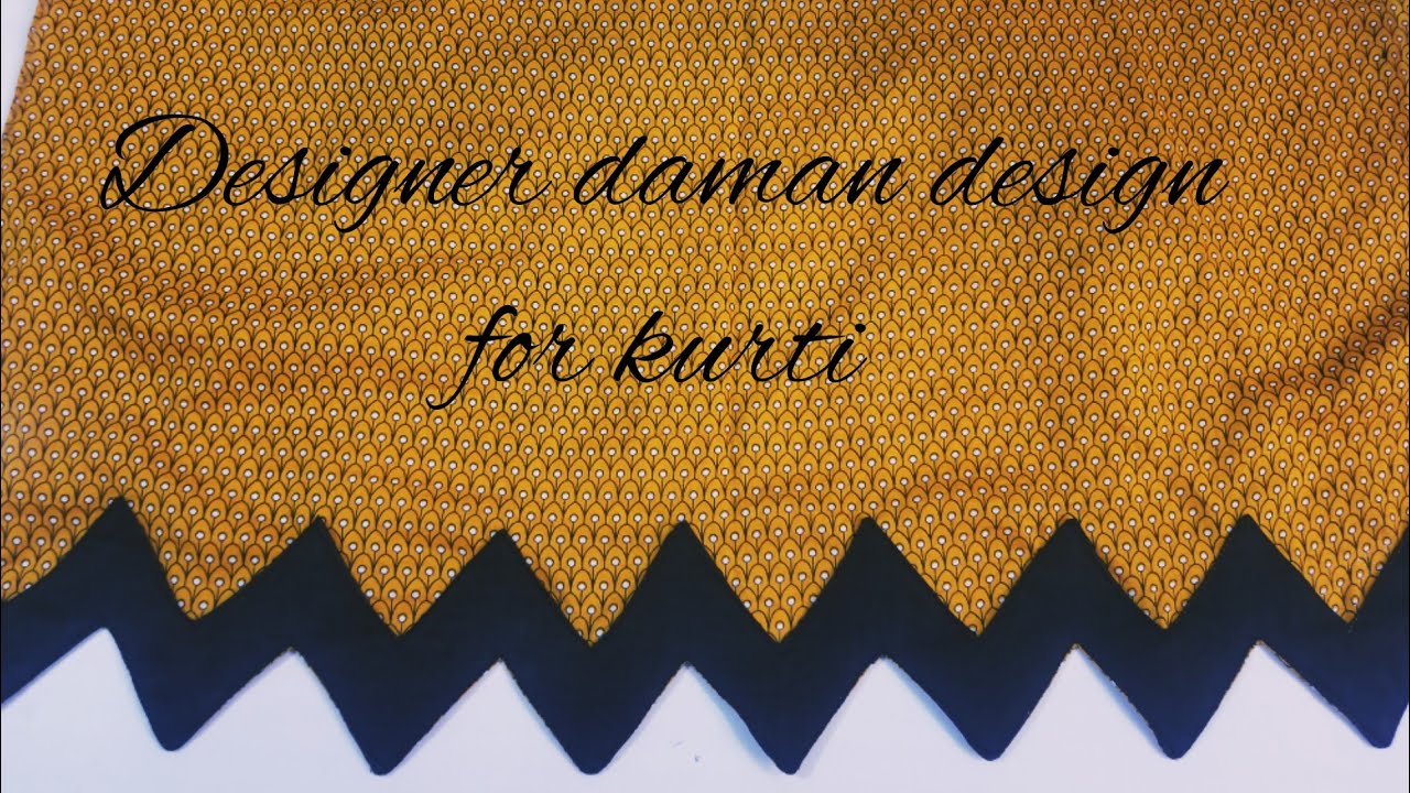 Latest Trendy Daman Design for Kurti - YouTube