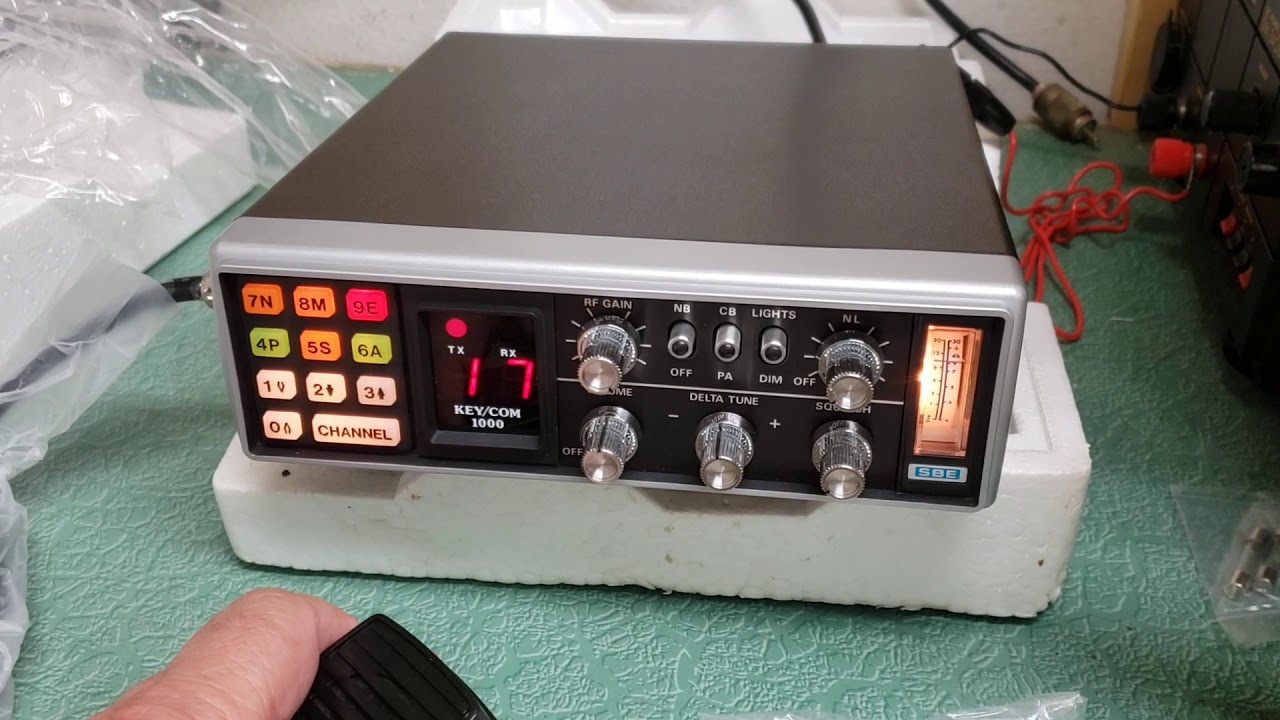 SBE Key/Com 1000 (SBE-54CB) 40 Channel CB - YouTube