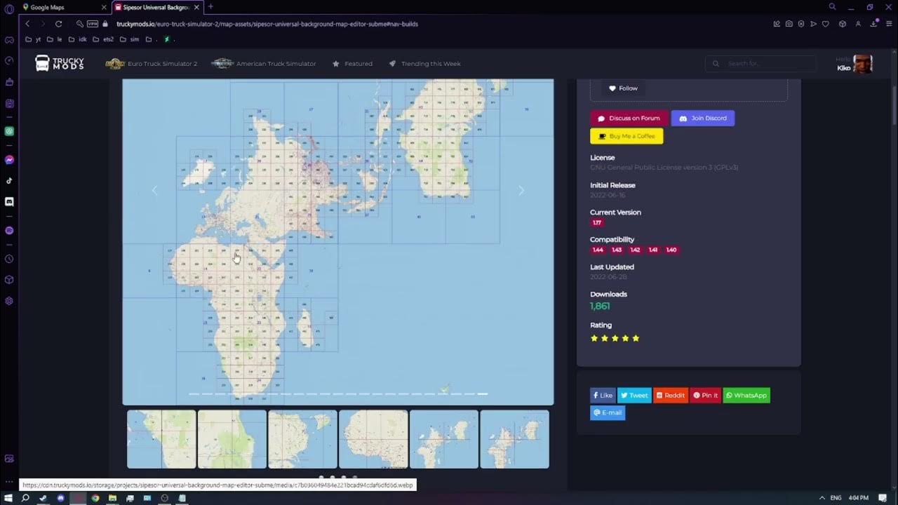 Euro Truck Simulator 2 Map Editor Tutorial #1 - How to open the editor and enable a background ...