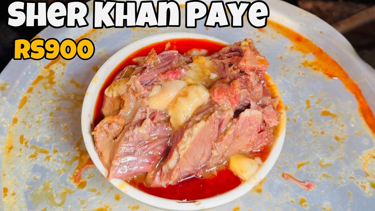 2nd Most Delicious Siri Paye Peshawar | Sher Khan Siri Paye | Buffalo ...