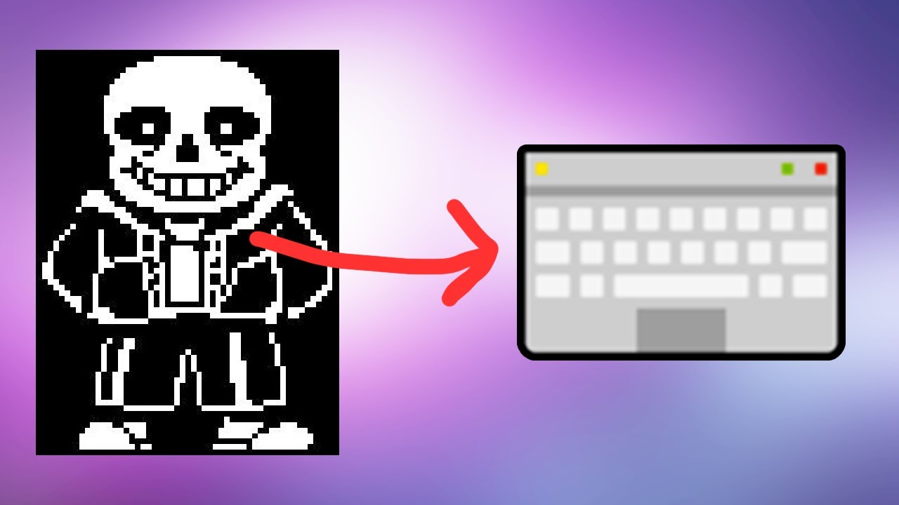 How to make your keyboard sound like Sans! - YouTube